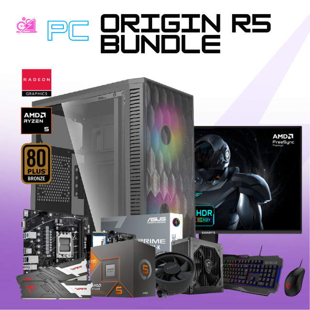 PC ORIGINS R5 BUNDLE / AMD RYZEN 5 8600G / RADEON 760M GRAPHICS / 16GB ...